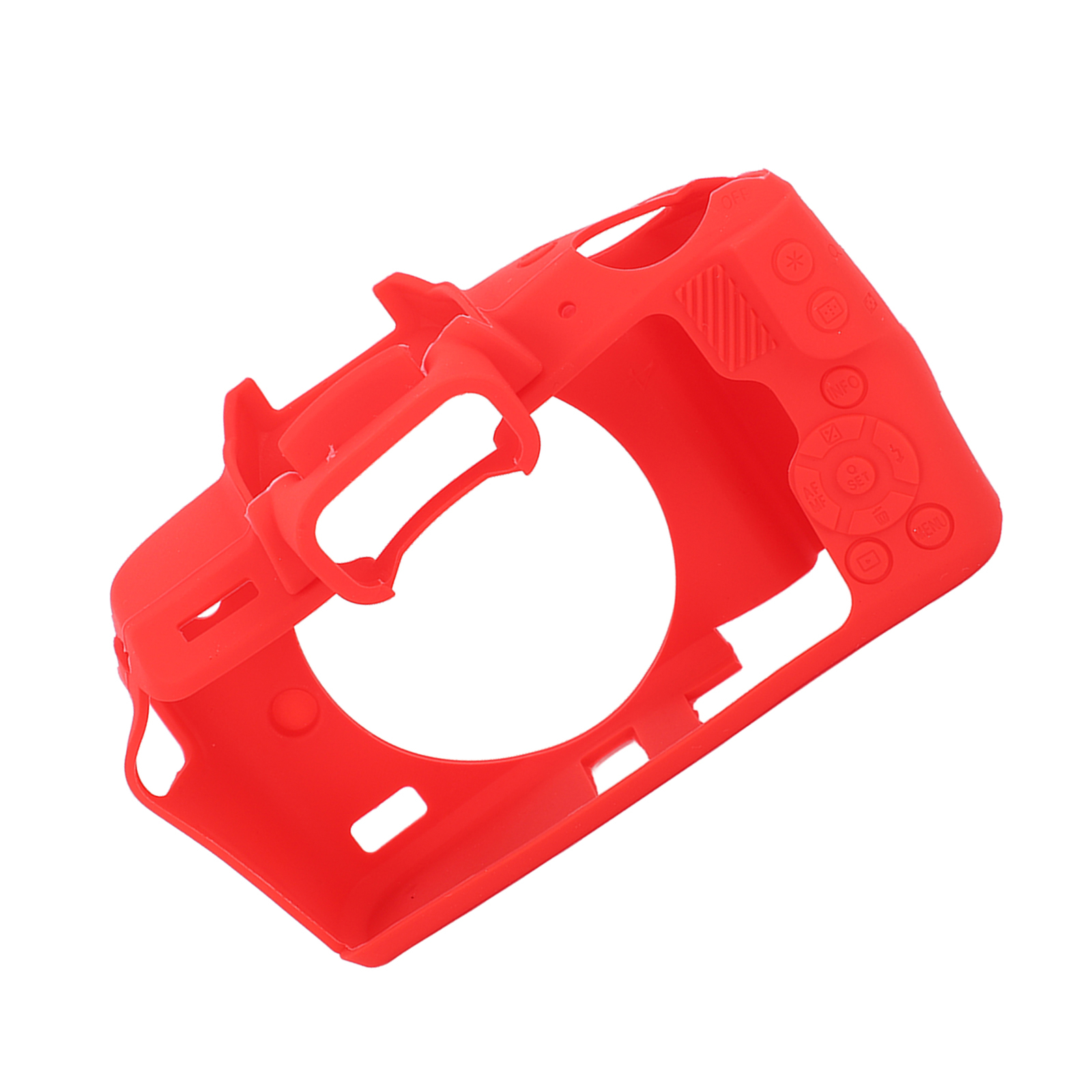 (Red)Digital Camera Protective Cover Silicone Anti Scratch Comfortable ...