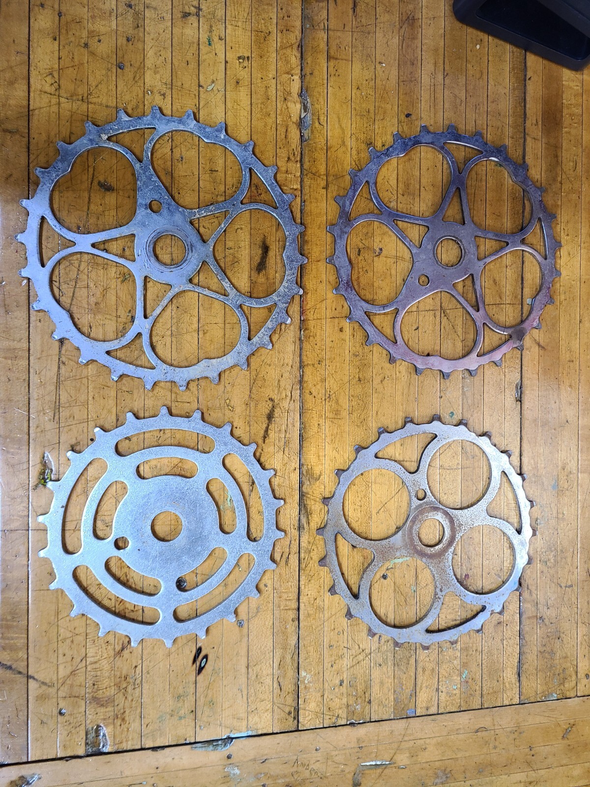 Antique Skiptooth Prewar Bicycle Chainring Sprocket Chain Ring Lot ...