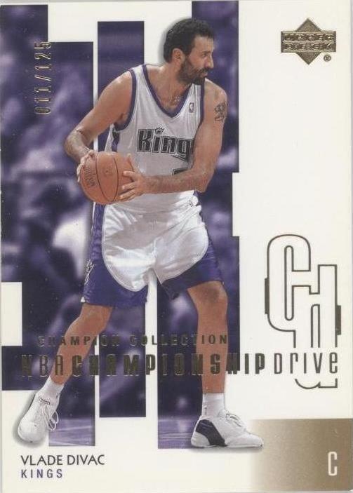 2002-03 Upper Deck Championship Drive - Vlade Divac #81 Gold /125 for ...