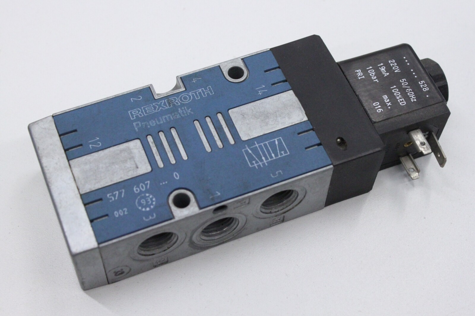 REXROTH 577607 .... 0 220V 19mA 10bar 5/2 Wegeventil 577607 | eBay.de