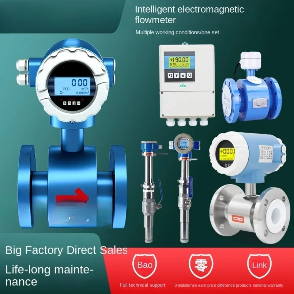 Split River Sewage Flow Meter Electromagnetic Flow Meter Energy Meter ...
