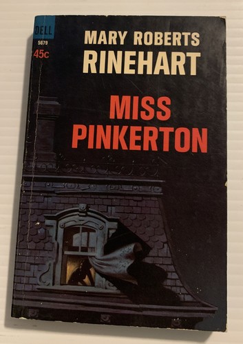 Miss Pinkerton Mary Roberts Rinehart Dell Mystery Vintage Paperback ...