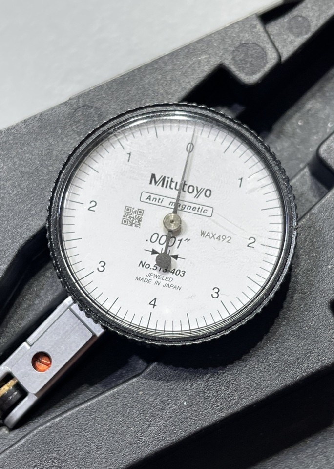 Mitutoyo 513-403-10E Dial Test Indicator TI-114EX Anti Magnetic WAX492 ...