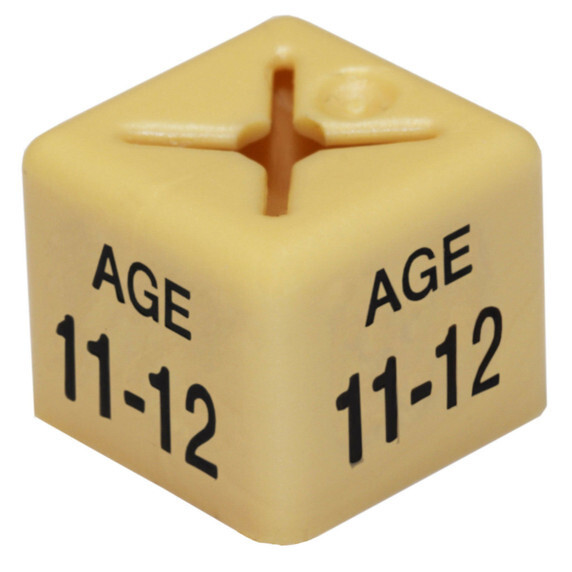 100x Garment Clothes Marker Size Number Color Size Cubes For Hanger ...