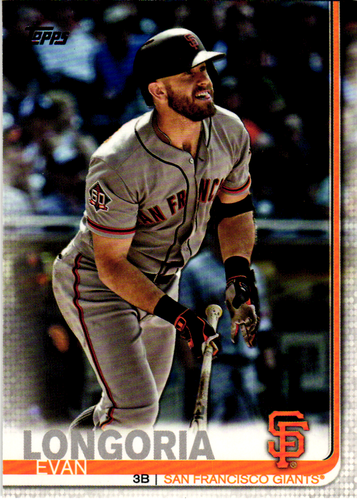 Evan Longoria 2019 Topps Series 2 Baseball MLB Card #390 San Francisco ...