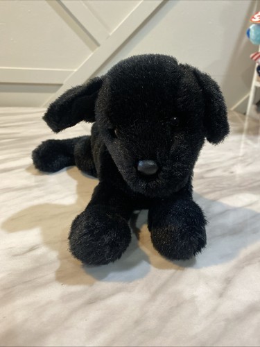 Douglas Cuddle Toys Black Lab Plush Dog Stuffed Animal 12" | eBay