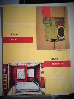 JASON ROHLF / BRYCE HAMMOND ART PIECES ORIG VTG 2000 ADVERTISEMENT, | eBay
