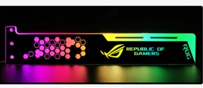 ASUS ROG Logo Graphics Card GPU Holder GPU Support Bracket 5v 3PIN RGB ...