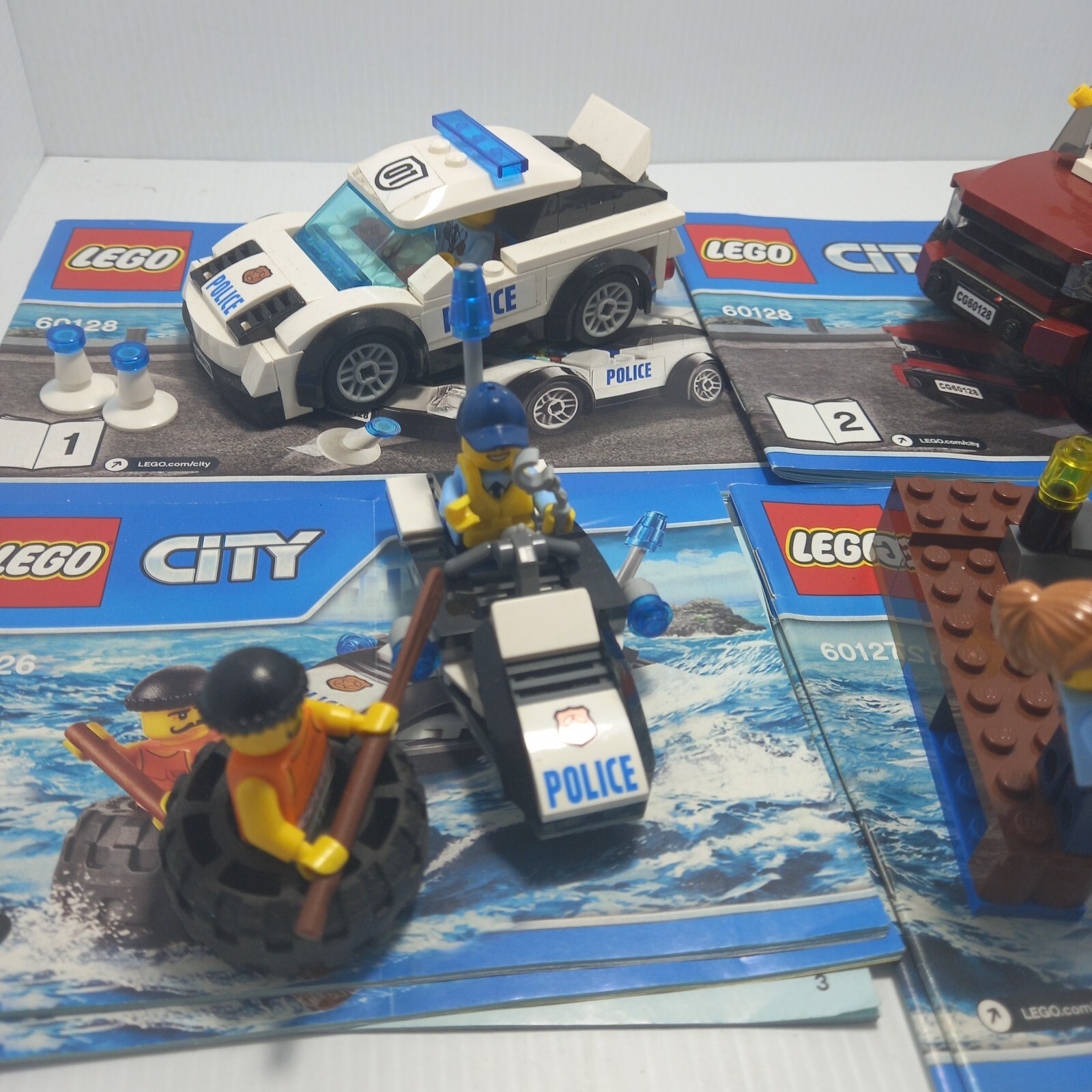 LEGO CITY: Police Pursuit 60128, 60127, 60126 Pre-owned 100% Complete ...