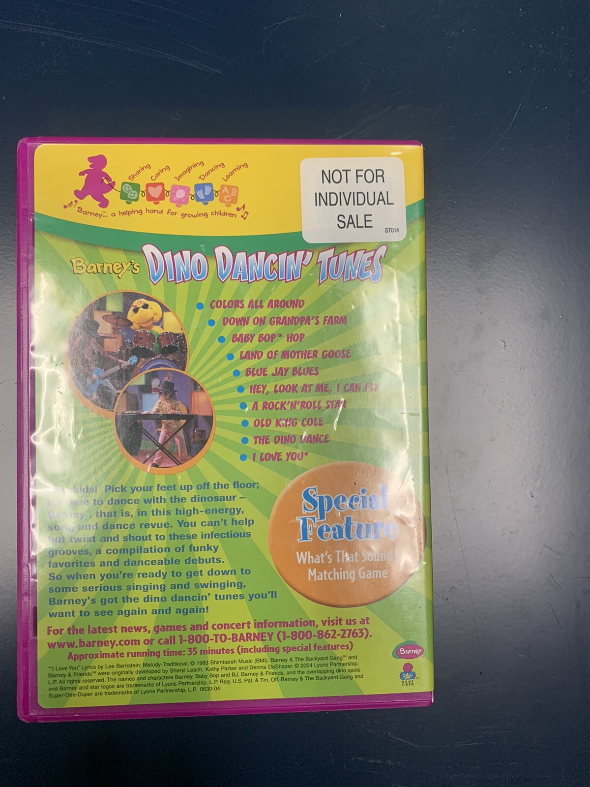 Barney - Barneys Dino Dancing Tunes (DVD, | Grelly USA