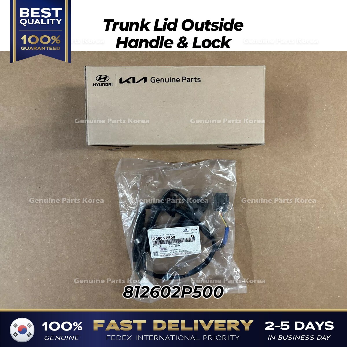 Genuine Kia Sorento Trunk Lid Outside Handle & Lock | 81260-2P500 | OE ...