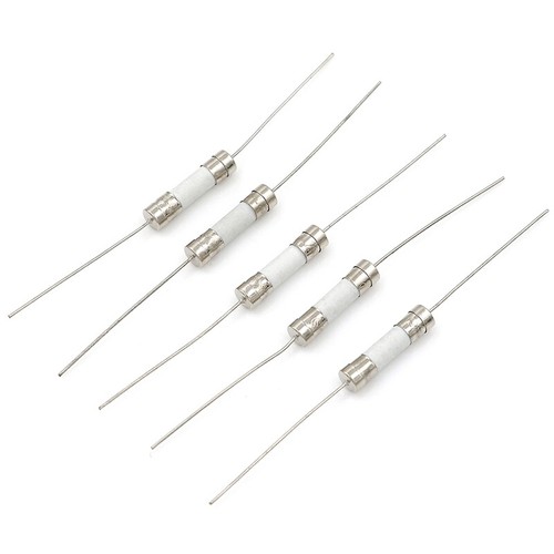 5Pcs 10A 250V ceramic body time-lag axial lead fuse for lcd-tv etc 5 ...