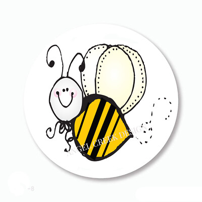 Adorable Bumble Bee Favors Scrapbook Stickers Envelope Seals Bumblebee ...