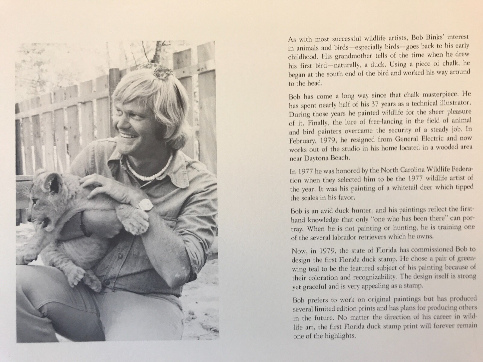 1979 First Florida Waterfowl Bird Stamp Print-Bob Binks- | eBay