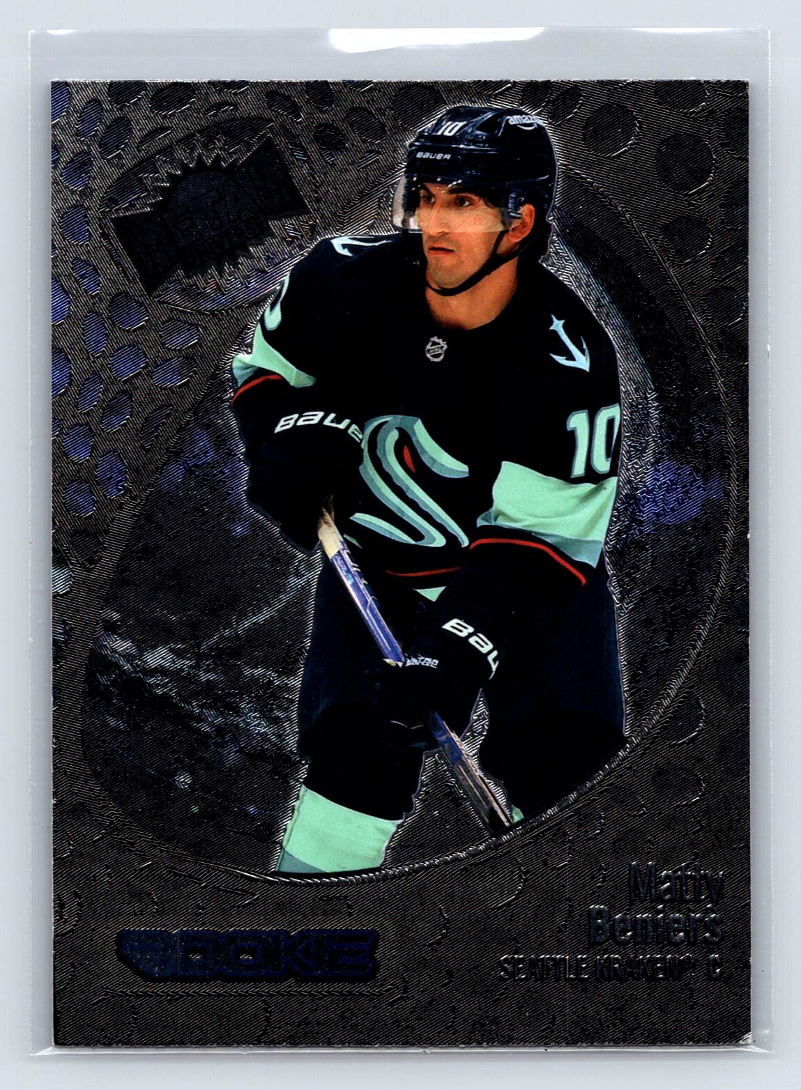 Matty Beniers 2022 Metal Universe #154 Printing Plates Magenta /1 Price ...