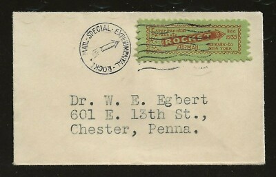 1936 USA Russo rocket mail cover - EZ 7C1 | eBay