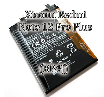 Akku BP4J für Xiaomi Redmi Note 12 Pro Plus + Batterie Ersatz Accu neu ...