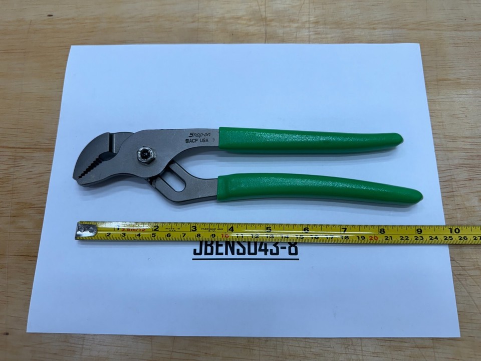 Snap-on Tools GREEN 9" Adjustable Joint Interlocking Channel Pliers ...