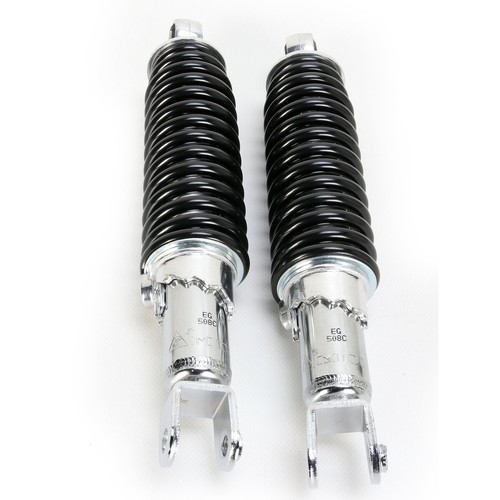 Emgo Chrome/Black Custom Shorty Shocks - 17-05696 | eBay