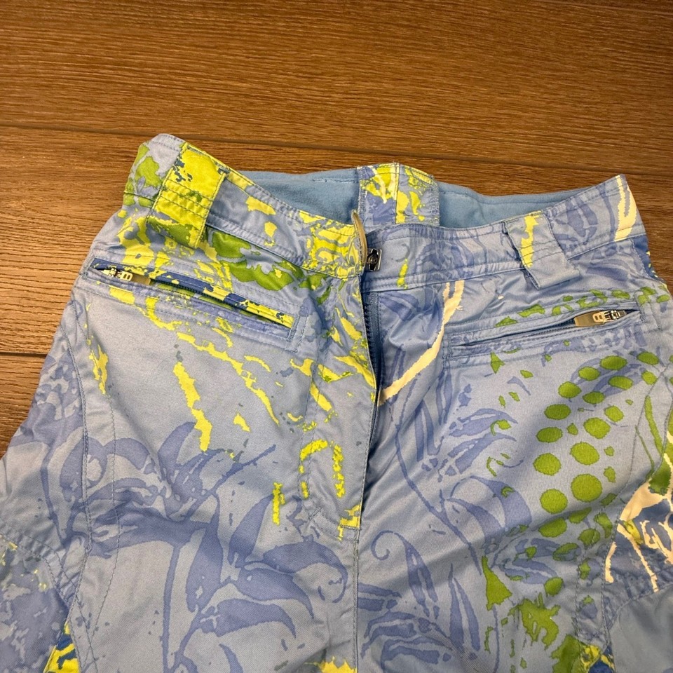 Obermeyer Alt3 Youth Ski Pants Malibu Print Size 14 Pockets Insulated ...
