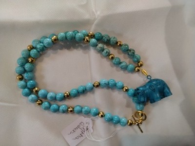 Best Quality Egyptian Turquiose Necklace. With Tawert Hippo Pendant ...