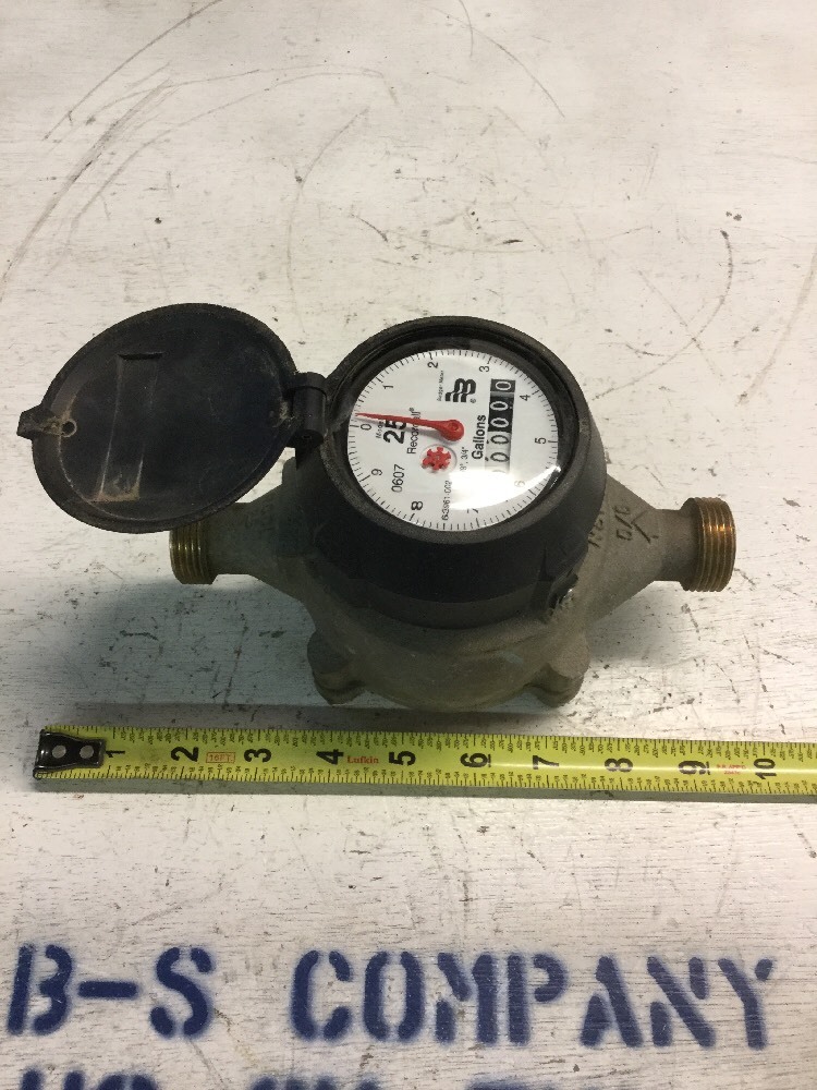 Badger Brass Water Meter Model 25 5/8" X 3/4" Gallons | eBay