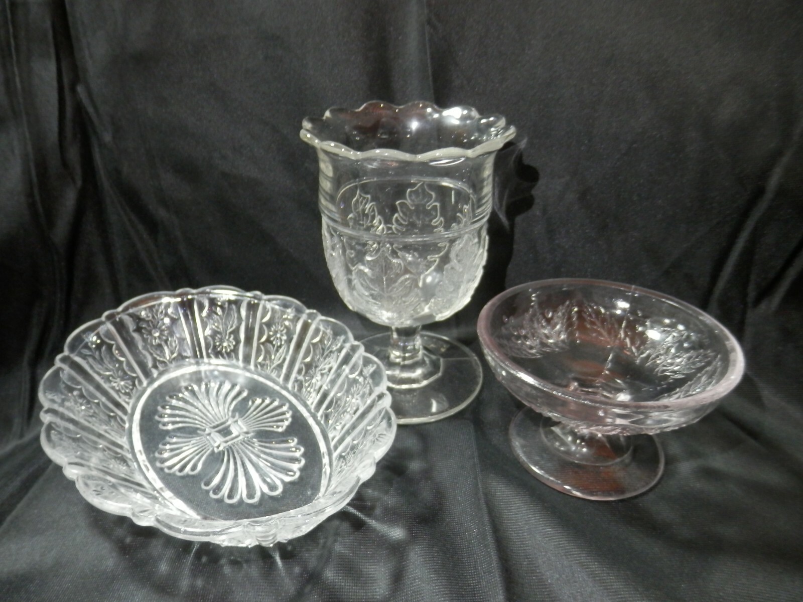 Antique EAPG McKee Brothers and Bryce Brothers Spill, Relish Dish, Low ...