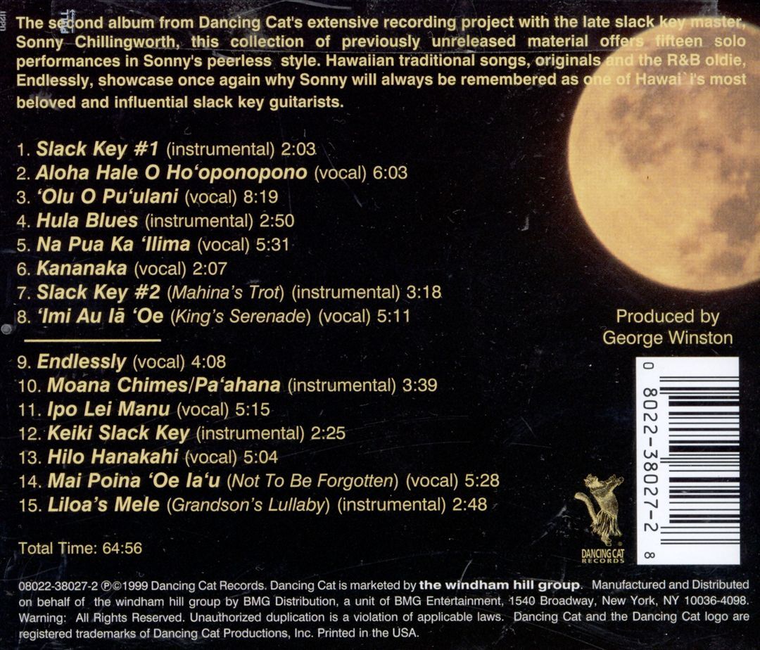 SONNY CHILLINGWORTH - ENDLESSLY * NEW CD 80223802728 | eBay