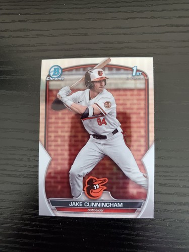 Jake Cunningham - 2023 Bowman Draft Chrome 1st Bowman BDC-198 ...