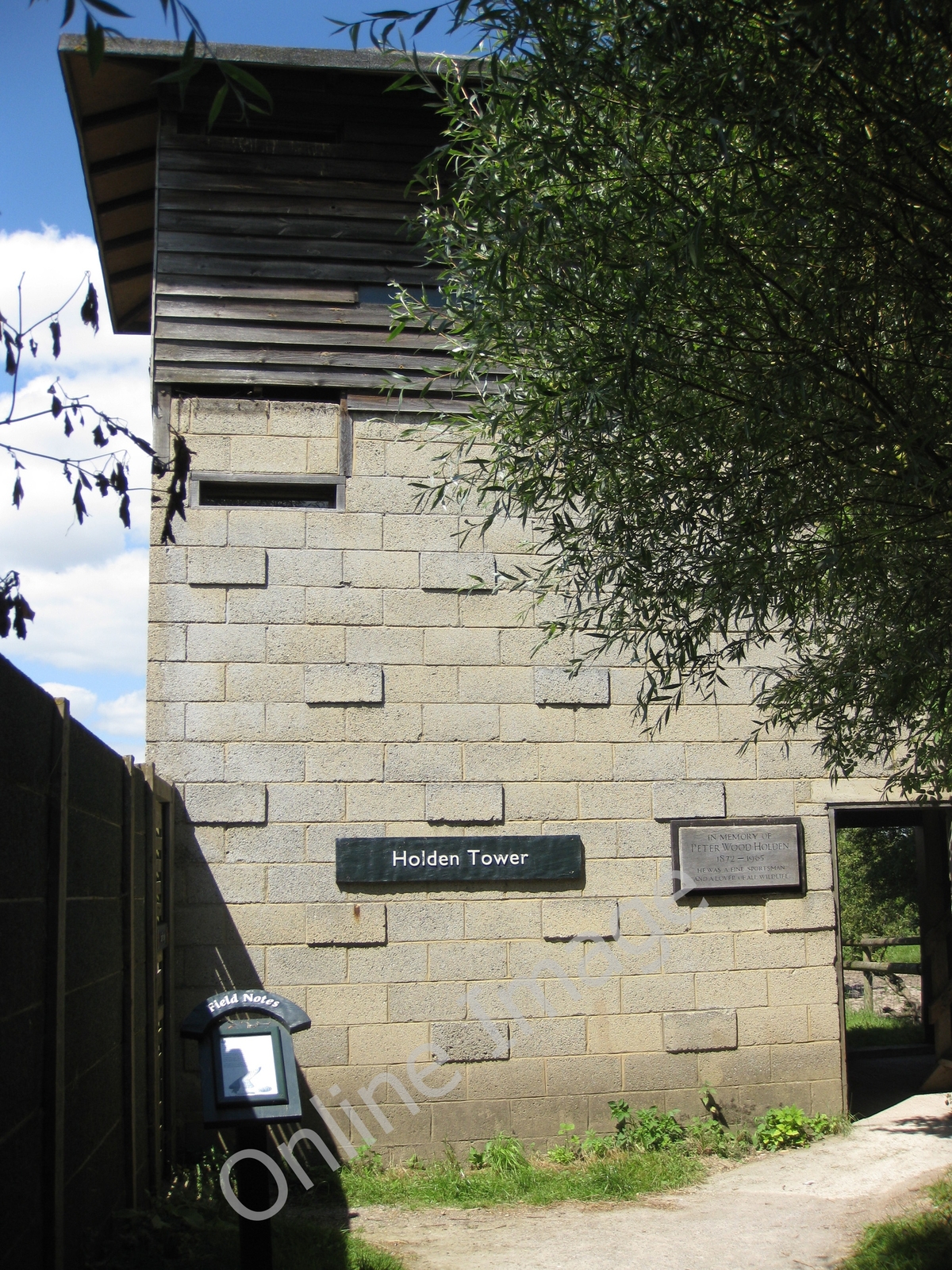 Photo 12x8 Holden Tower, Slimbridge Reserve Shepherd's Patch In memory ...