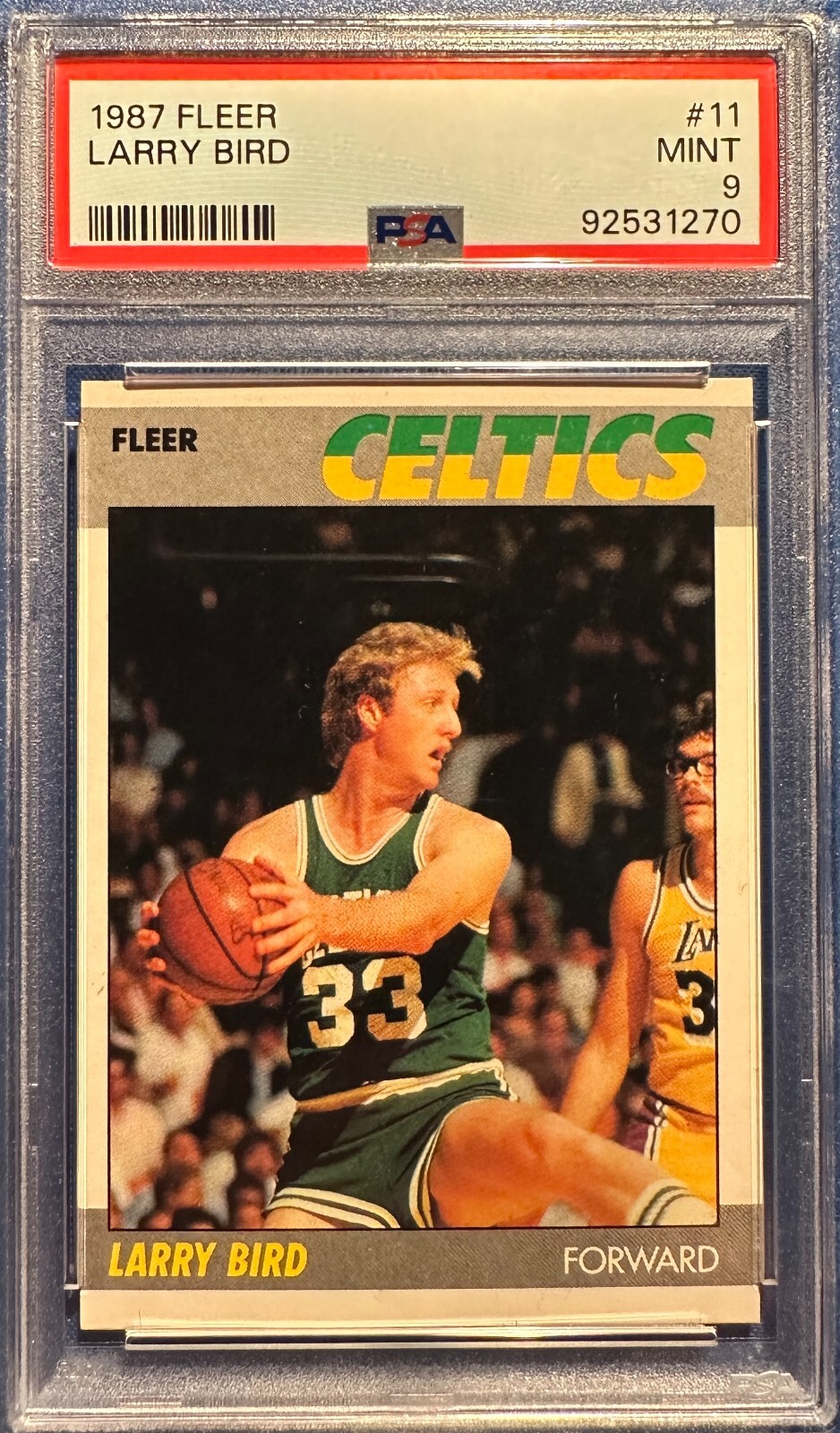 Larry Bird 1987 Fleer #11 Base Price Guide - Sports Card Investor