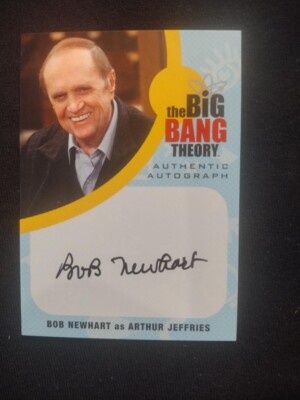 THE BIG BANG THEORY BOB NEWHART AS ARTHUR JEFFRIES AUTO CARD BN1 ...
