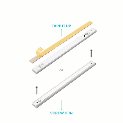 Under Cabinet Light 24 Inch LED Closet Light Cool White Dimmable with ...