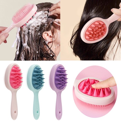 Shampoo Comb Hair Washing Brush Hairdressing Scalp Massage Styling Tool ...