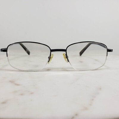 Gallery Doug Eyeglasses Black Half Rim 56-18-145 Frames | eBay
