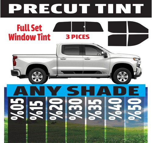 Precut Window Tint for Chevy Silverado 1500 crew 24-19 (full set Any ...