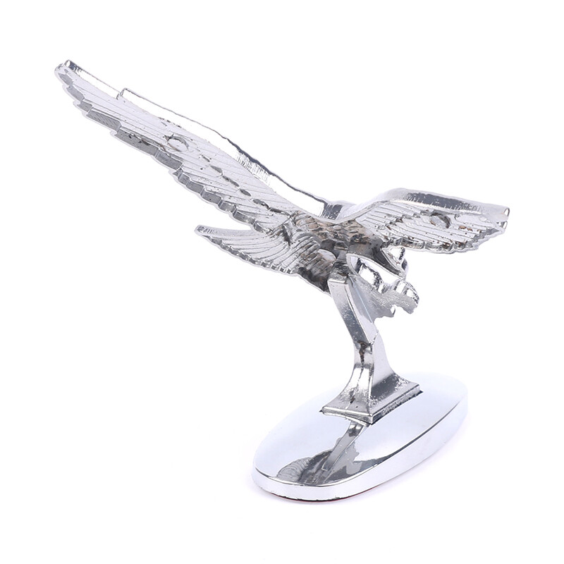 Car Front Cover Chrome Hood Decoration Badge 3D Emblem Angel Eagle For ...