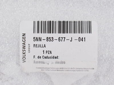 Genuine OEM VW 5NN-853-677-J-041 Lower Grille 2018-2020 Tiguan R-Line ...