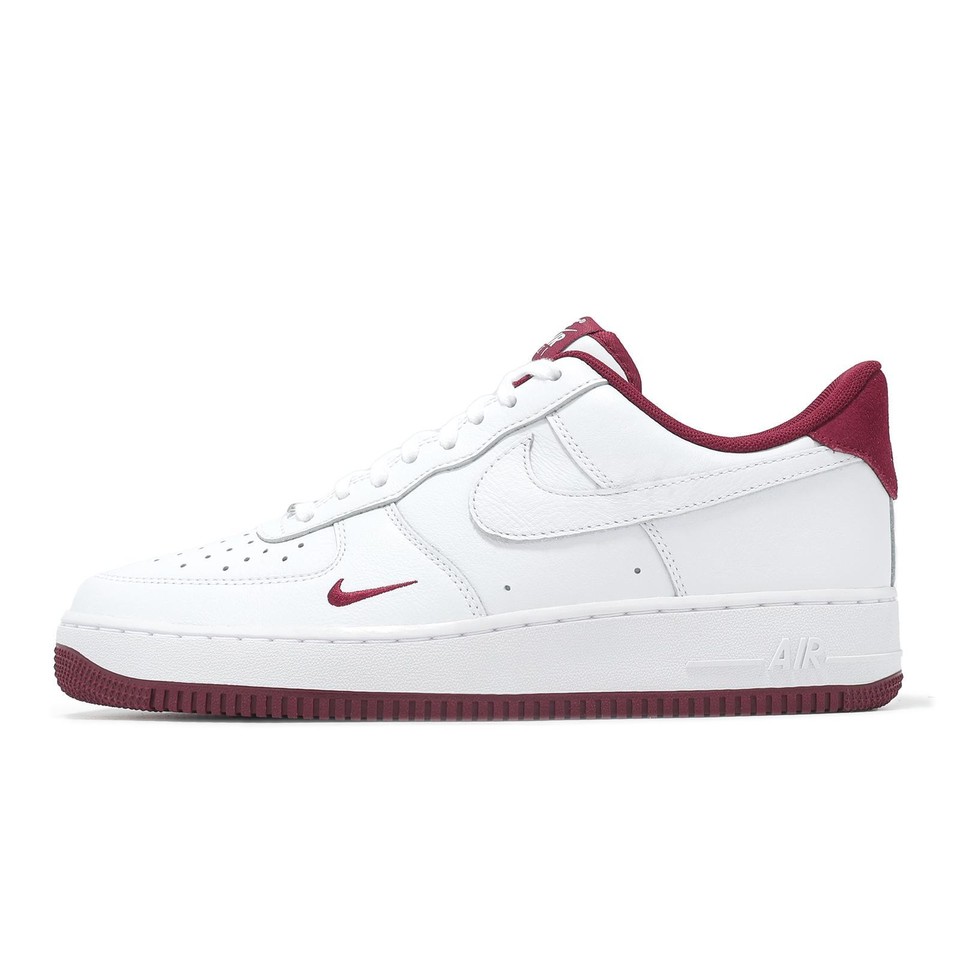 Nike Air Force 1 07 LV8 AF1 Mini Swoosh Pack White Team Red Men Shoes ...