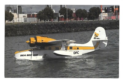Postcard Sea Bee Air Grumman G-21A Goose Mechanics Bay Auckland, New ...