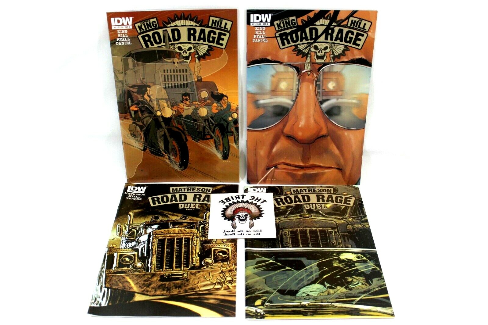 Road Rage #1 #2 #3 #4 Comic Set 1st Print 2012 IDW Stephen King Joe ...