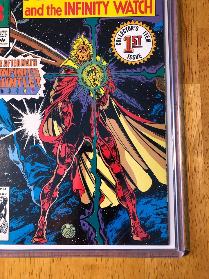 Warlock and the Infinity Watch#1 1992 NM+ GALACTUS ETERNITY THE WATCHER ...