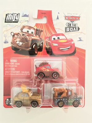 Disney Pixar Cars On The Road Mini Racers - Rumbler Mater & McQueen ...