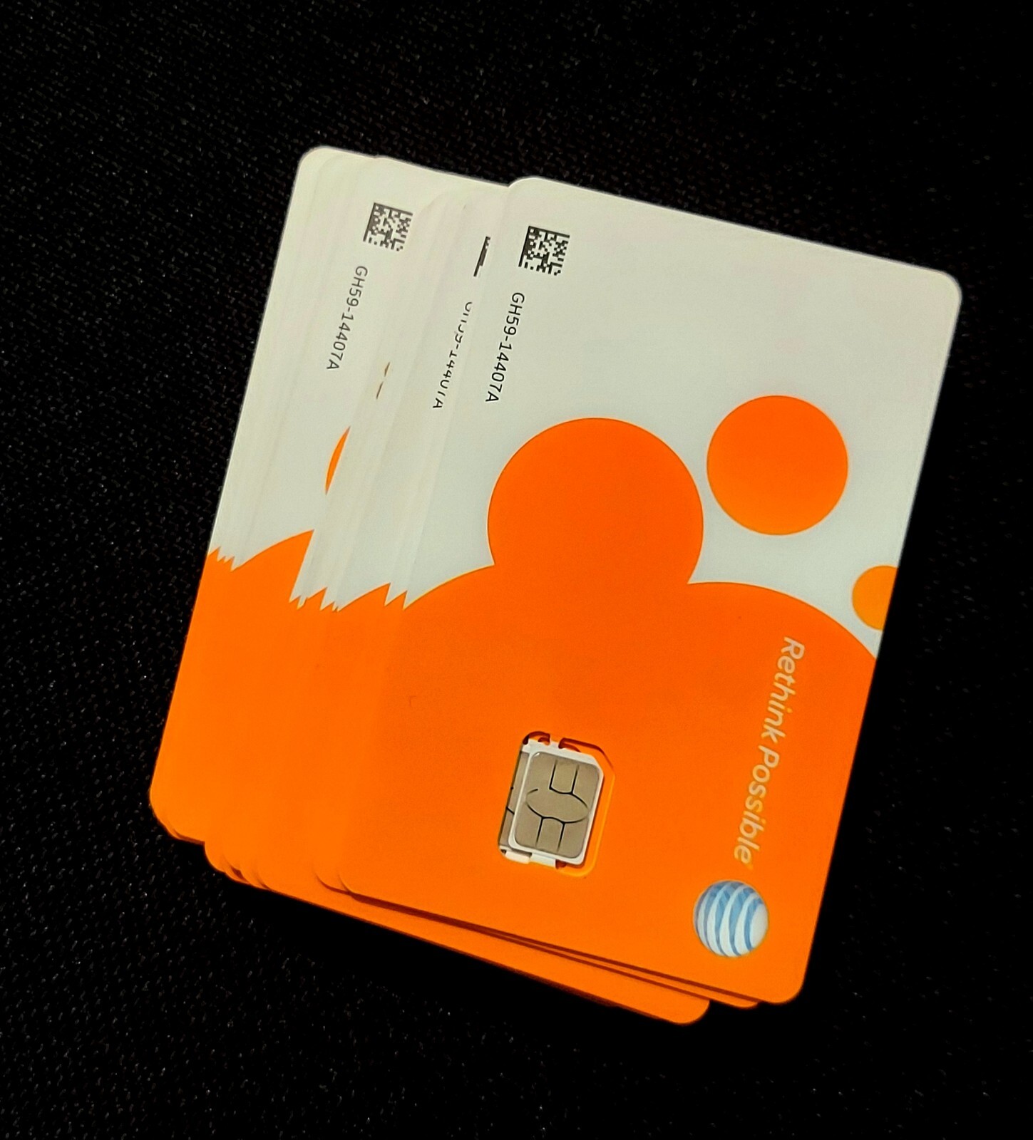 LOT OF 10 AT&T SIM OEM NANO 4G LTE ATT Sim Card NEW UNACTIVATE TRIPLE ...