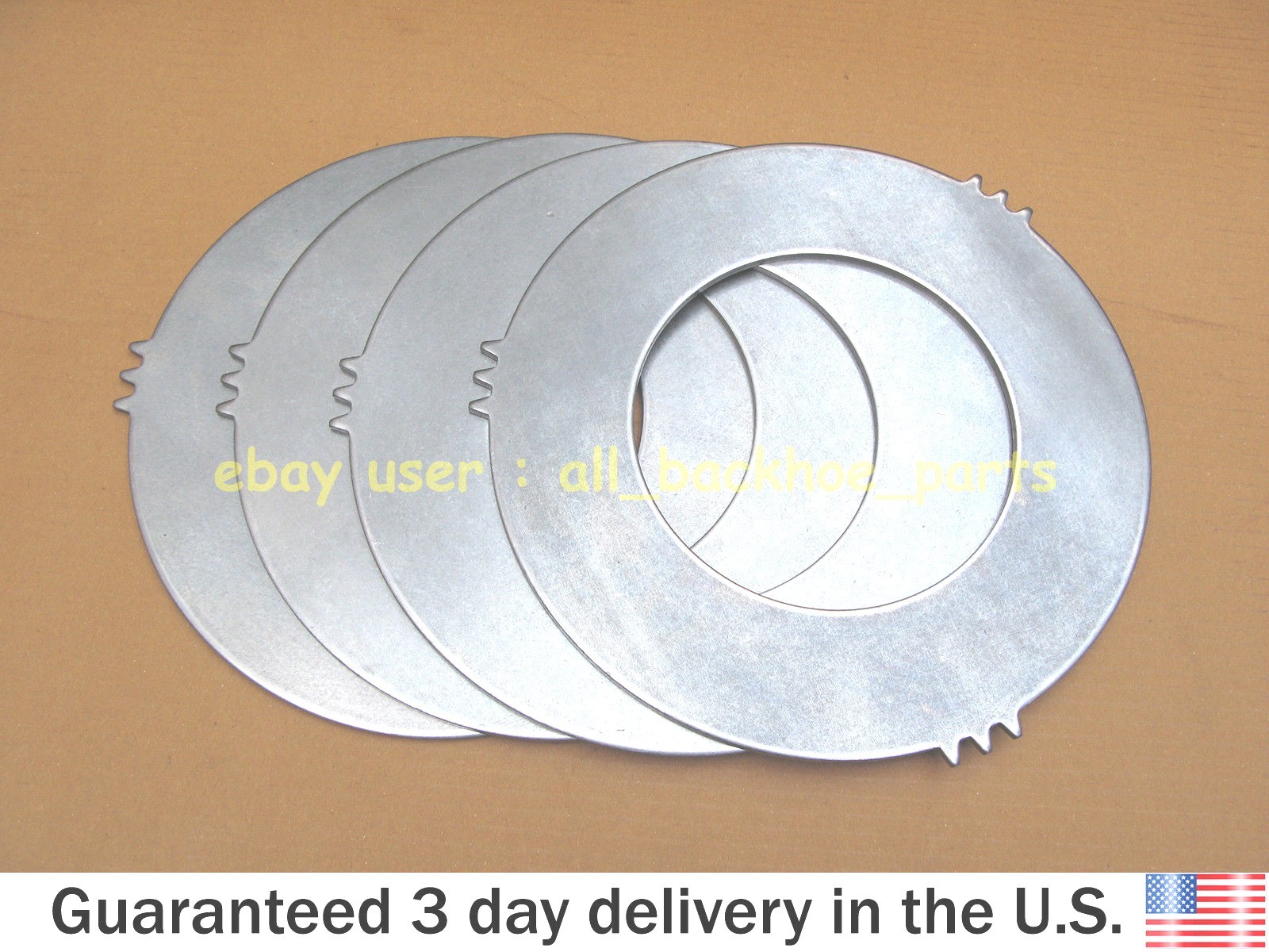 JCB BACKHOE - BRAKE COUNTER PLATE, SET OF 4 PCS. (PART NO. 458/20289 ...