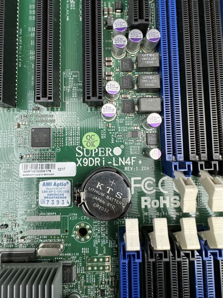 X9DRI-LN4F+ SUPERMICRO INTEL DUAL SOKCET LGA 2011 DDR3 SERVER ...