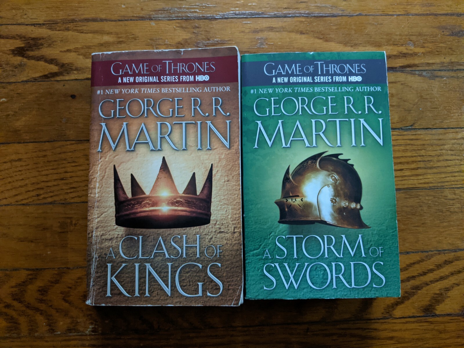 George R.R. Martin Book 2 & 3 Bundle PB Clash Of Kings Storm Of Swords ...