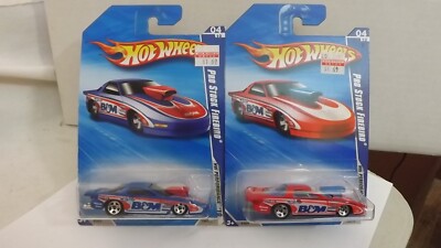 Lot of Two Colors 2010 Hotwheels Pro Stock Firebird HW Performance 4/10 ...