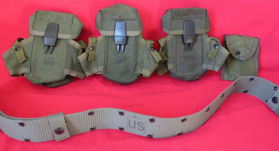 USGI ALICE Gear Lot - Medium Pack-Mag Pouches-Belt-Gloves | eBay