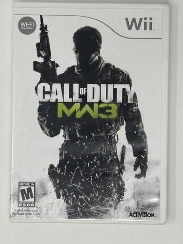 Wii Call of Duty: Modern Warfare 3 MW3 Video Game (Complete, 2011 ...